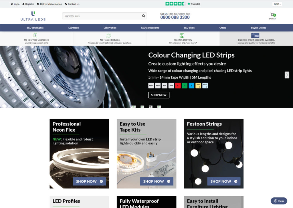 Space 48 | Ultra LEDs | BigCommerce Case Study