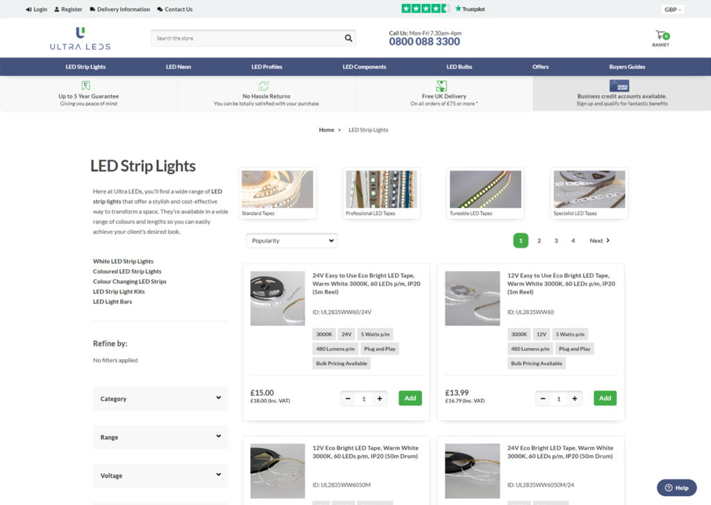 Space 48 | Ultra LEDs | BigCommerce Case Study
